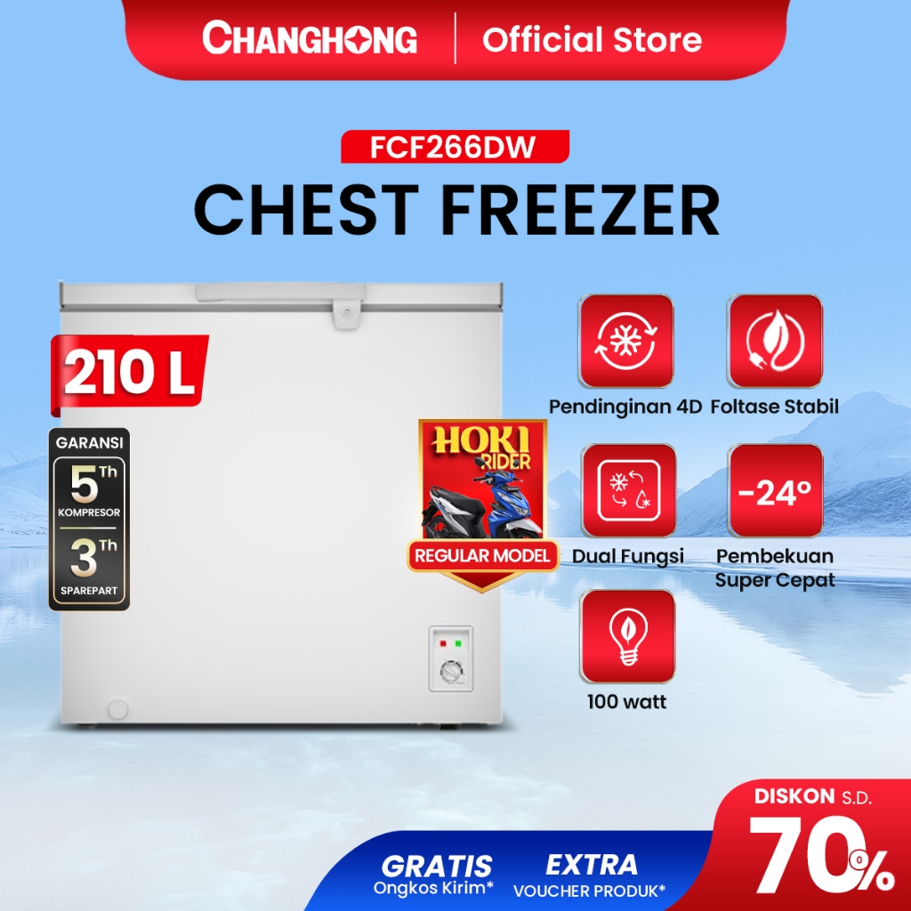 Jual Chest Freezer Terlengkap & Harga Terbaru Juni 2026 | Shopee Indonesia