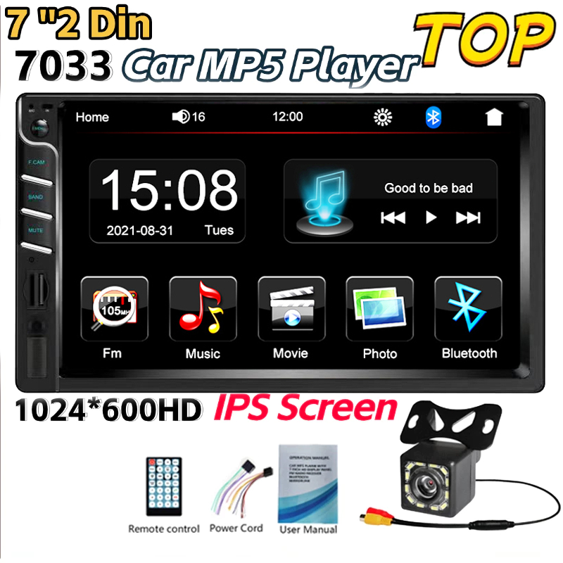Jual (Siap,COD)Head Unit Mobil 7033 7 Inci dengan Layar Sentuh HD ...
