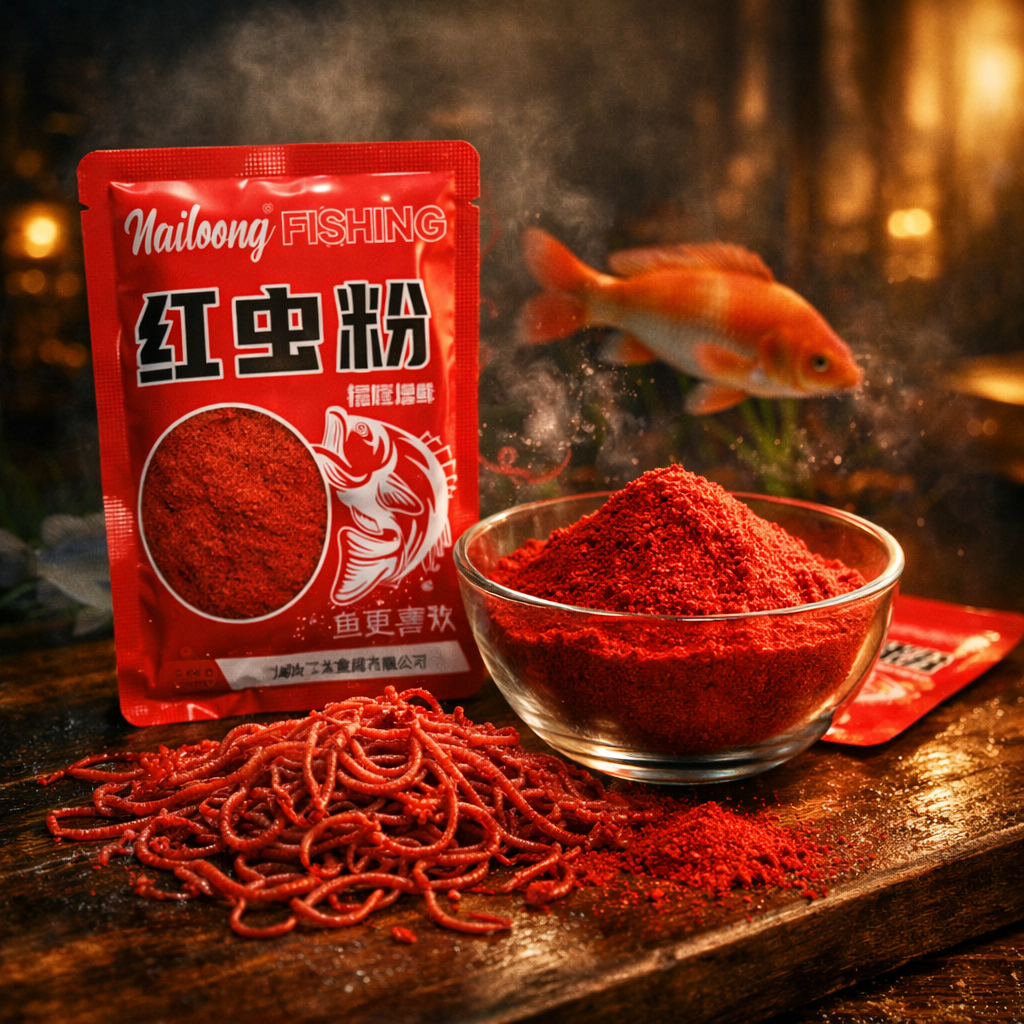 Jual Cacing Merah Nailong Umpan Pancing Bubuk 30g Serbuk Cacing Merah ...