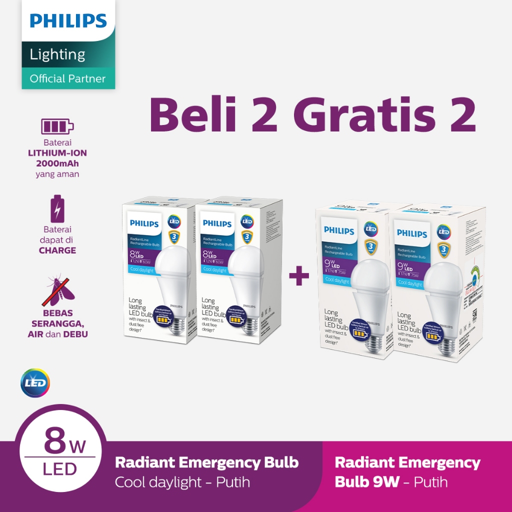 Jual Philips Lampu Emergency Terlengkap & Harga Terbaru Mei 2026 ...