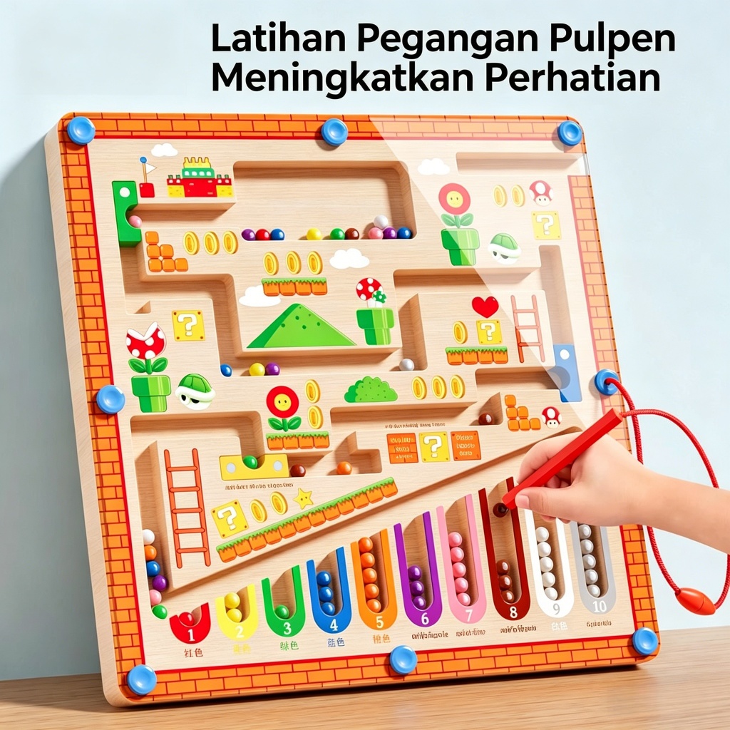Jual Mainan Anak Magnet Labirin/Mainan Edukasi Anak Papan Labirin ...