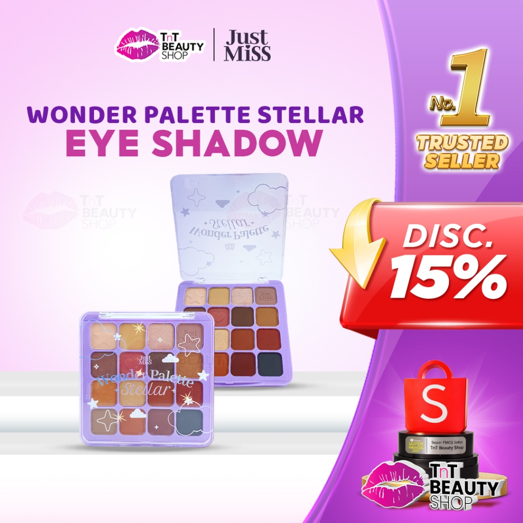 Jual JUST MISS Wonder Pallete Stellar Eye shadow 16 Warna Shimmery ...