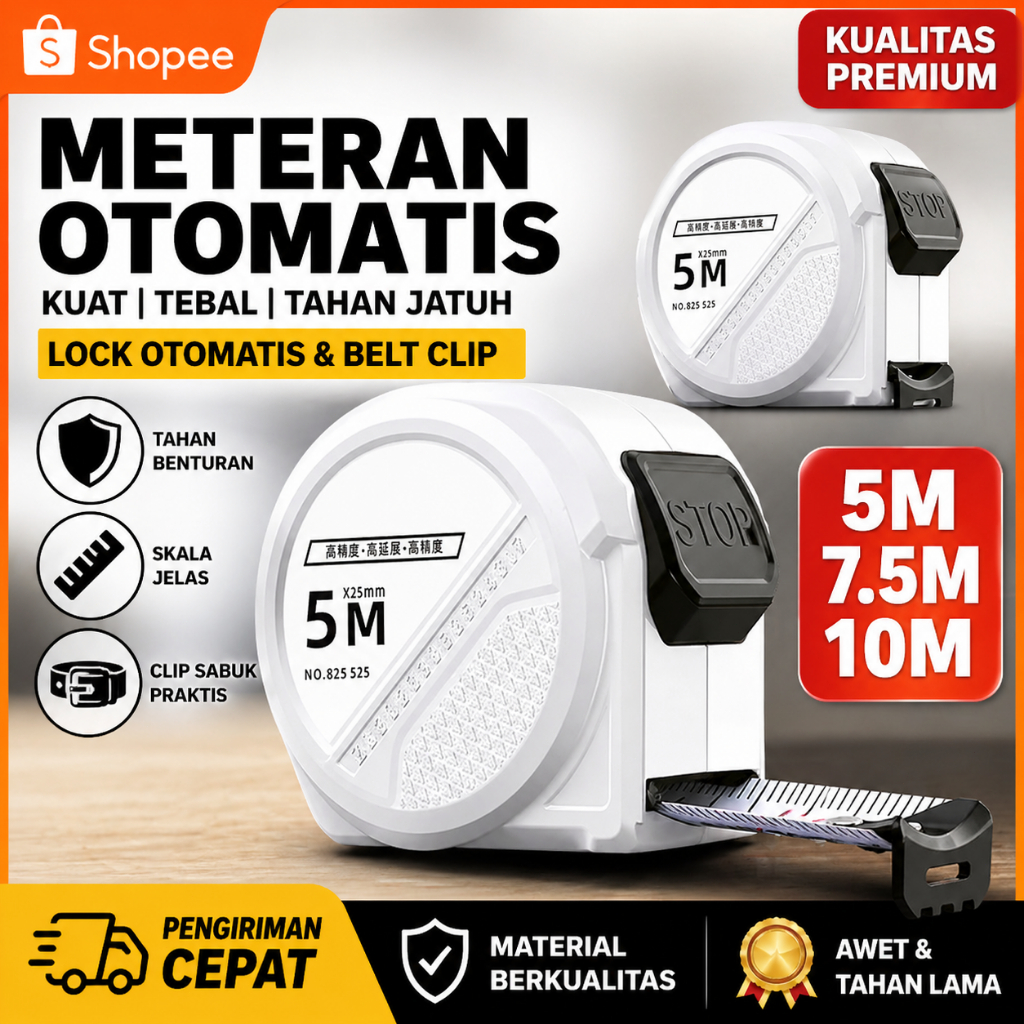 Jual meteran 10m Harga Terbaik & Termurah Mei 2026 | Shopee Indonesia