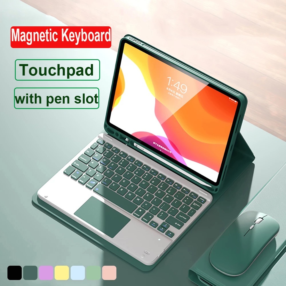 Jual Huawei Matepad Pro 13.2 Inch Book Cover Leather Flip Case Keyboard ...