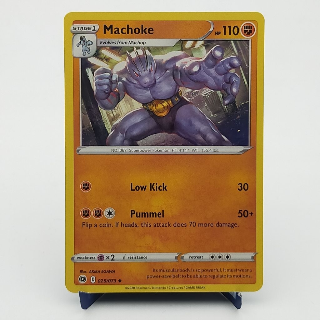 Jual Kartu TCG Pokemon EN Original Machoke CMP Champion's Path 025/073 ...