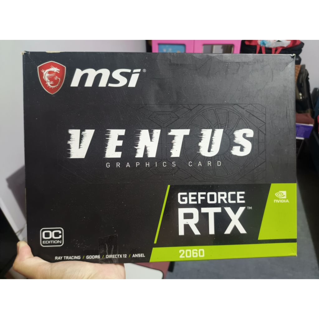 Jual MSI VENTUS RTX 2060 6GB FULLSET BOX | Shopee Indonesia