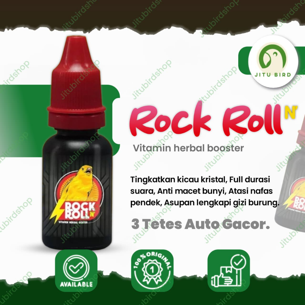 Jual VITAMIN BURUNG KENARI ROCK & ROLL - 3 TETES UNTUK PAUD MUDA ...