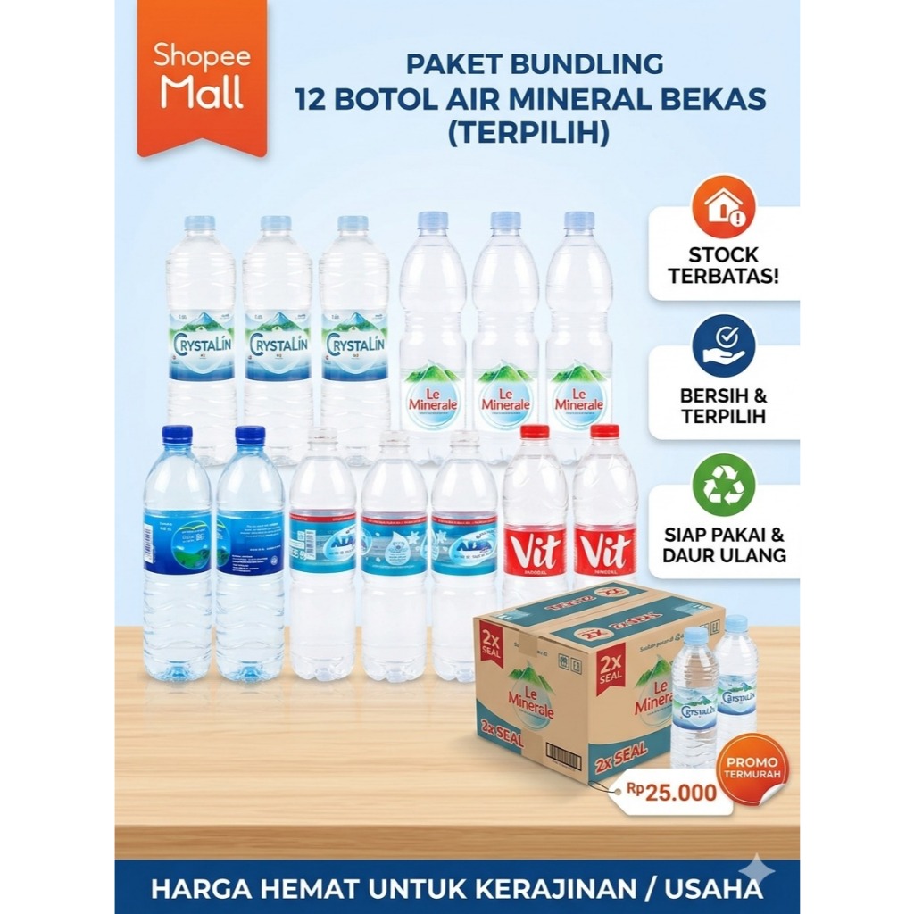 Jual Le Mineral Harga Botol Terlengkap & Harga Terbaru Juni 2026 ...