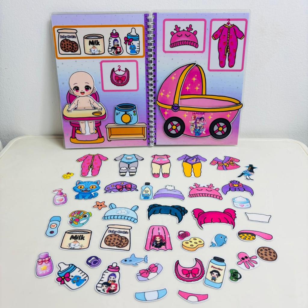 Jual Paper Doll Baby Huntrix Kpop Demon Hunters Mainan Edukatif Anak ...