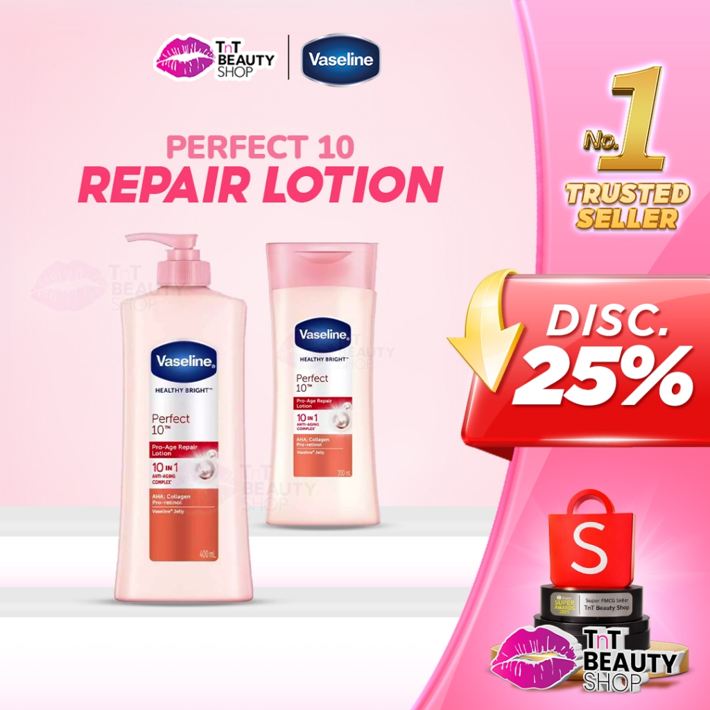 Jual Vaseline Healthy White Perfect 10 Lotion 100ml - 200ml - 400 ml ...