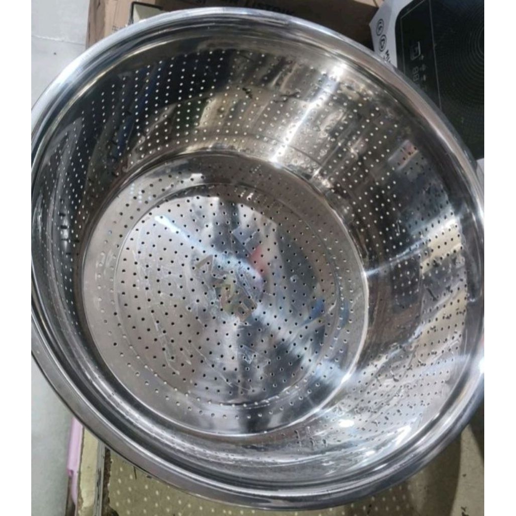Jual BMW Baskom waskom lubang stainless wakul nasi 38cm | Shopee Indonesia