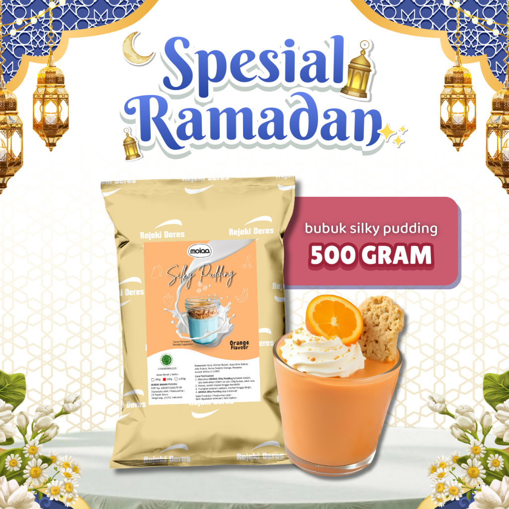Jual 500 gram Bubuk Premix Silky Pudding Powder semua Rasa Puyo - MOIAA ...