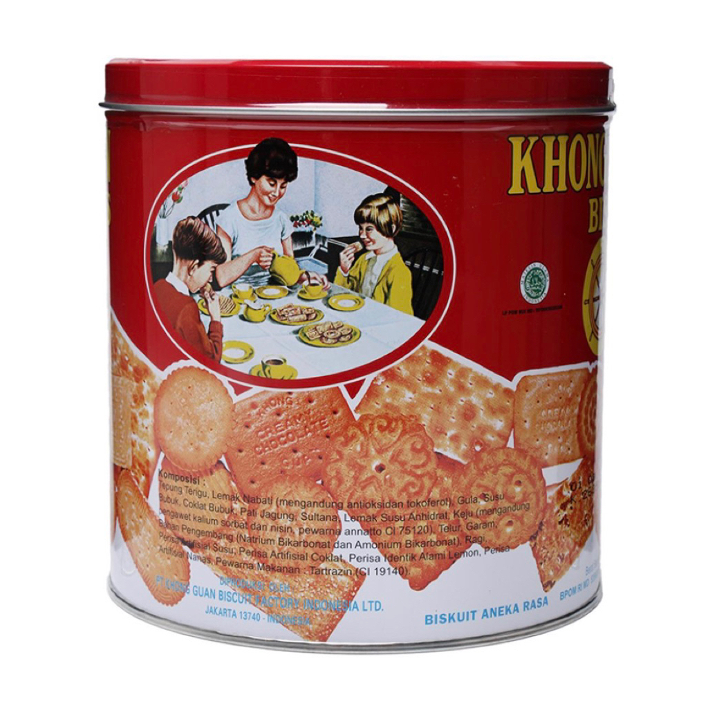 Jual Khong Guan Mini Biskuit Assorted Merah Kaleng 650 g | Shopee Indonesia