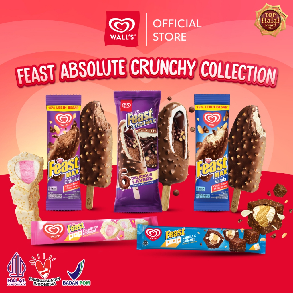 Jual Walls Es Krim Feast Terlengkap & Harga Terbaru Mei 2026 | Shopee ...