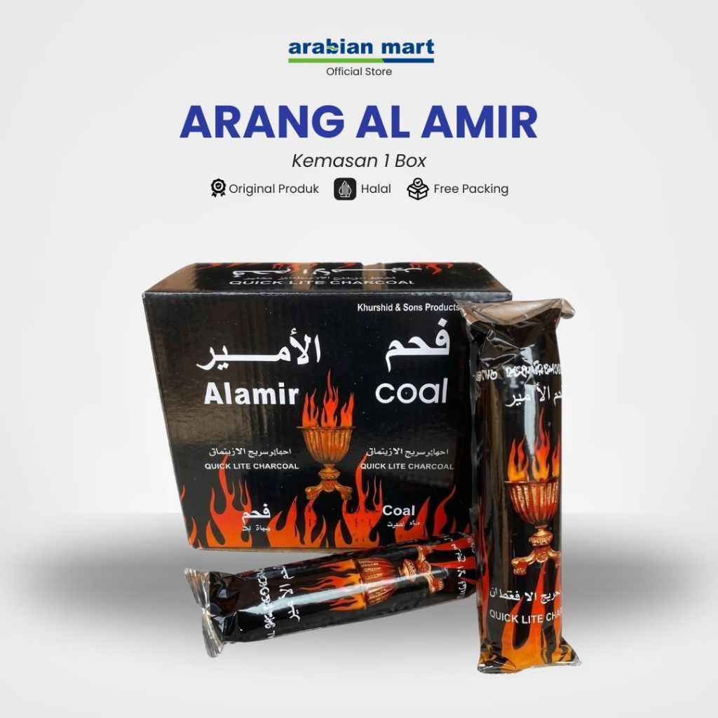 Jual 1 BOX ARANG MAGIC AL AMIR Briket Charcoal Tahan Lama Untuk ...