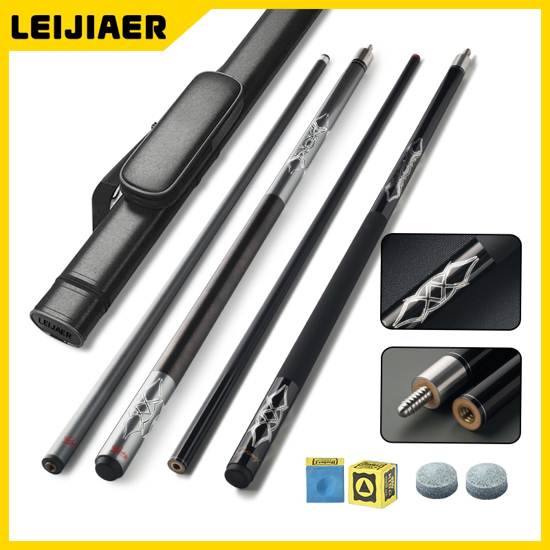 Jual LEIJIAER Stik Biliar Profesional Serat Karbon 12.5mm Low ...
