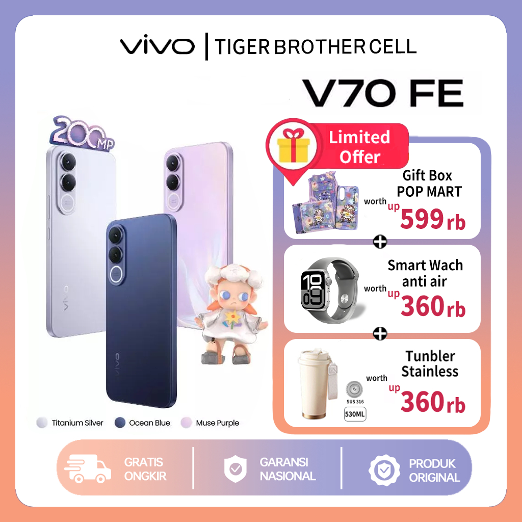 Jual Vivo V70 Fe Terlengkap & Harga Terbaru Juli 2026 | Shopee Indonesia