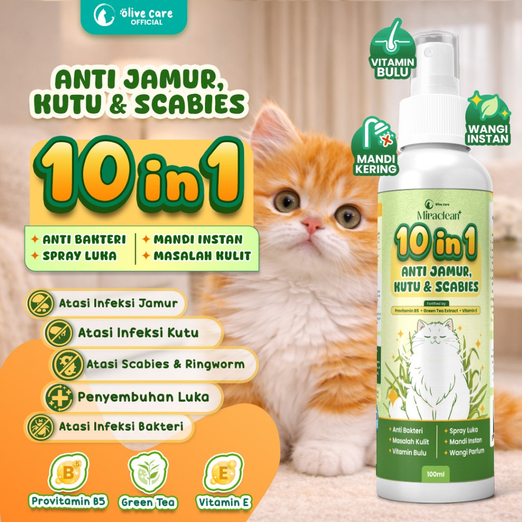 Jual Olive Care 10 in 1 ALL SKIN SOLUTION Anti Kutu, Jamur, Scabies ...