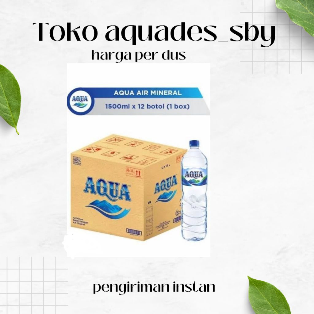 Jual Aqua Isi Botol 1 Dus Terlengkap & Harga Terbaru April 2026 ...
