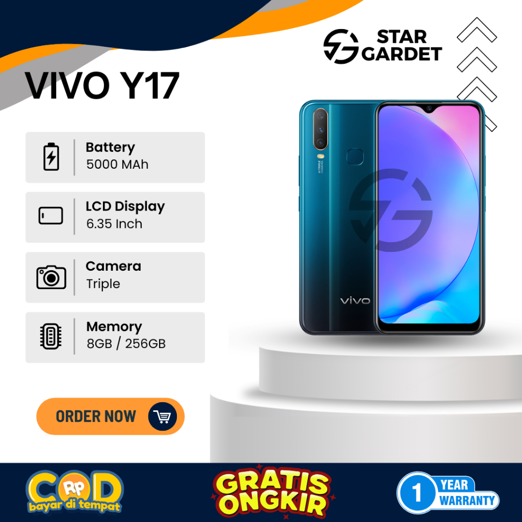 Jual Vivo Y17 Ram 8/256 Terlengkap & Harga Terbaru Juni 2026 | Shopee ...