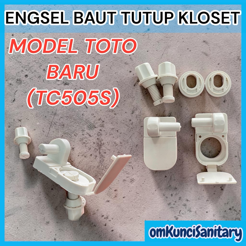 Jual Engsel Tutup Kloset Model Toto TC505 Model Baru Harga Sepasang ...