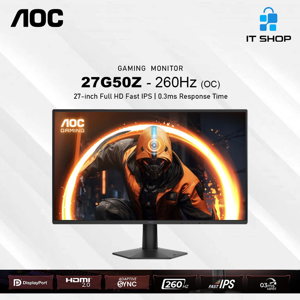 Jual AOC 27G50Z 27 inch Full HD Gaming Monitor - 260Hz oc | Shopee ...