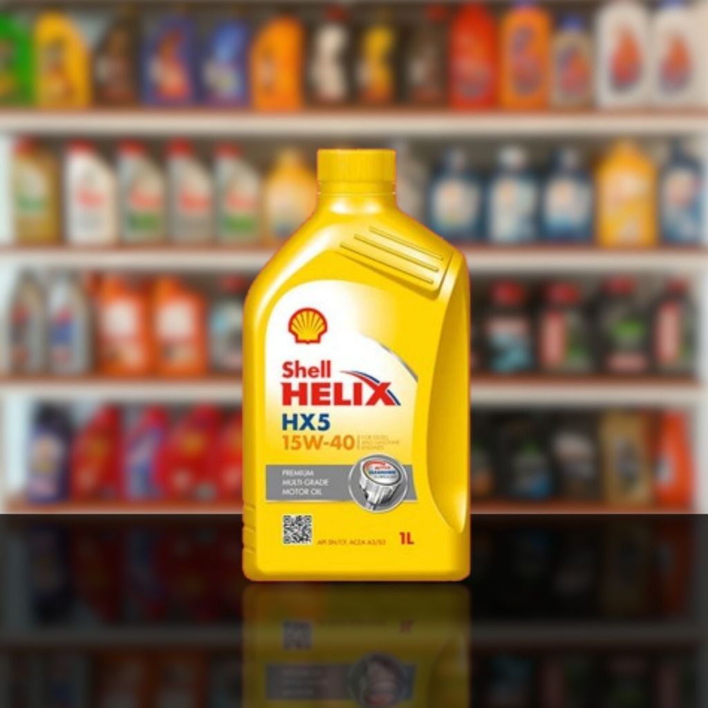 Jual Oli Shell Helix HX5 15W-40 1L 4L 1000ml 4000ml | Shopee Indonesia