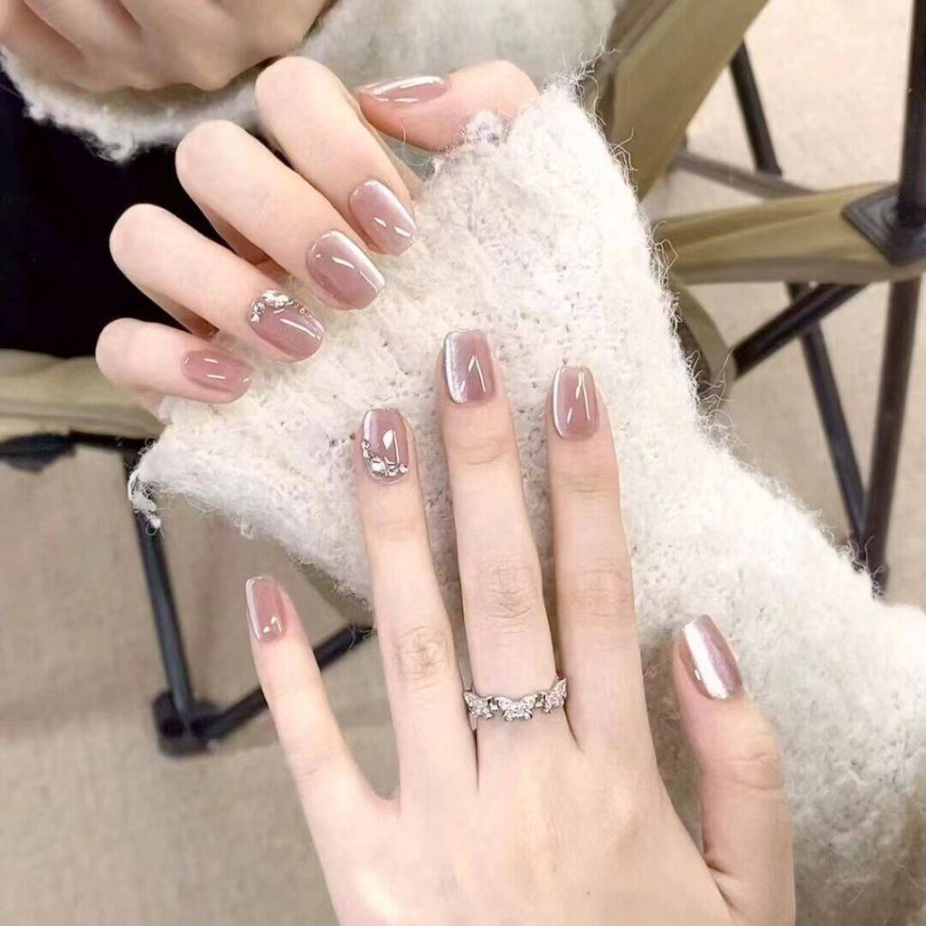 Jual Kuku Palsu Press On Nails Premium Elegan Korean Style | Shopee ...