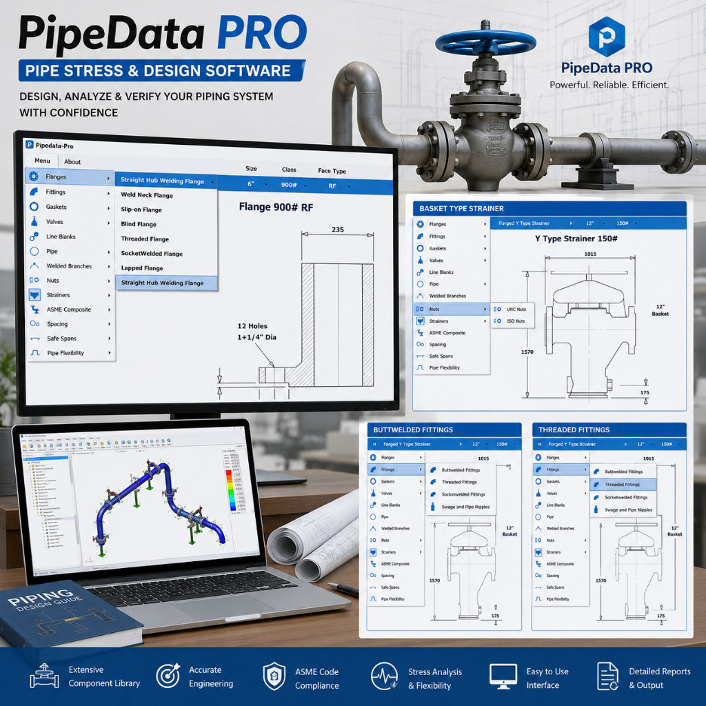 Jual Software PipeData PRO 14.1.x Full Tools Engineering Piping ...