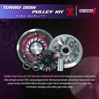 Jual Niu-Niu Taiwan Racing Turbo Disk Pulley Set Nmax Aerox Lexy Vario ...