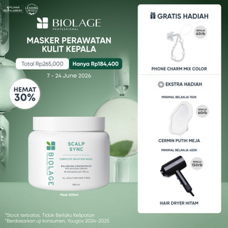 Jual Biolage Scalp Sync Complete Solution Mask 500ml - Masker ...