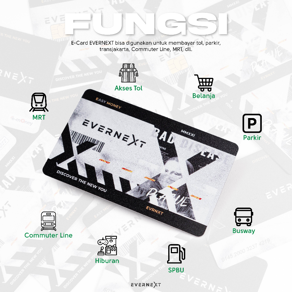 Jual Evernext - Emoney Mandiri Flazz BCA Gen2 Brizzi Tap Cash Kartu E ...