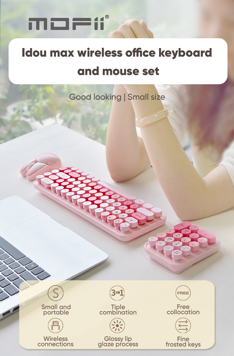 Jual MOFii Keyboard Mouse Dan Numeric Keypad Wireless 2.4G Set idou MAX ...