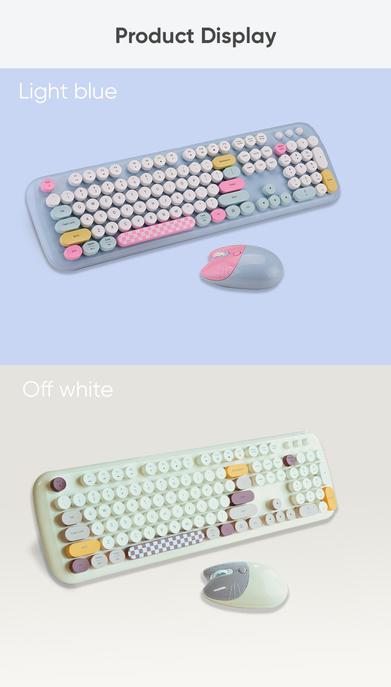 Jual MOFii Keyboard Wireless Dan Mouse Wireless Set 2.4G Zero | Shopee ...