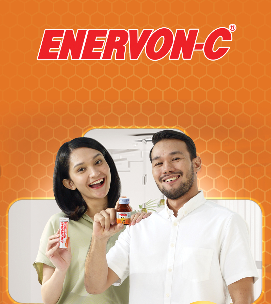 Jual Enervon-C Vitamin C dan B Complex Isi 60 Tablet (2 Botol x 30 ...