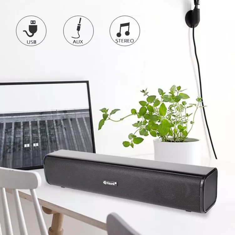 Jual KISONLI Speaker Gaming Komputer Laptop I600 Design Long Strip With ...