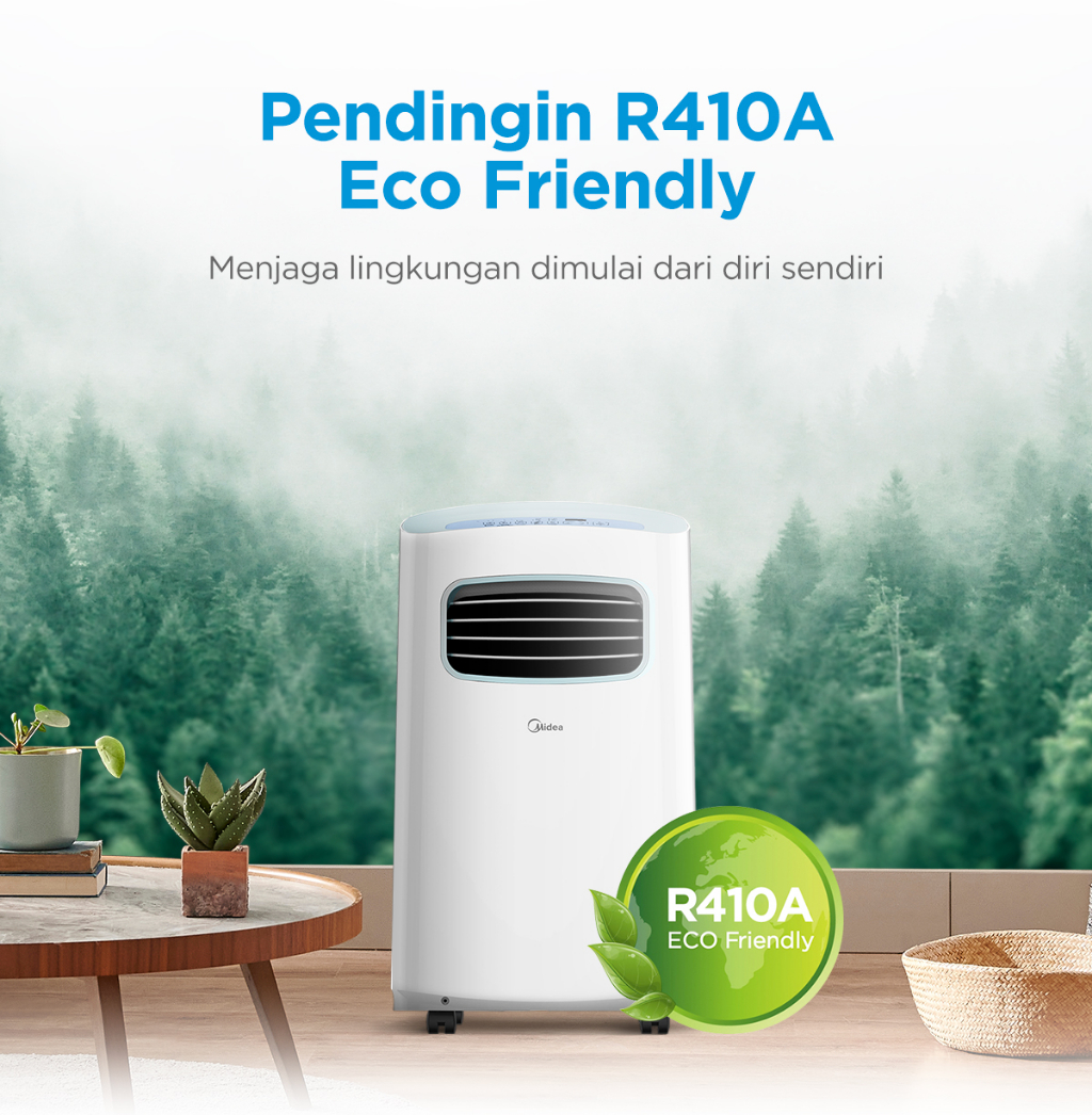 Jual Midea AC Portable 1 PK MPF2-09CRN1 - Green | Shopee Indonesia