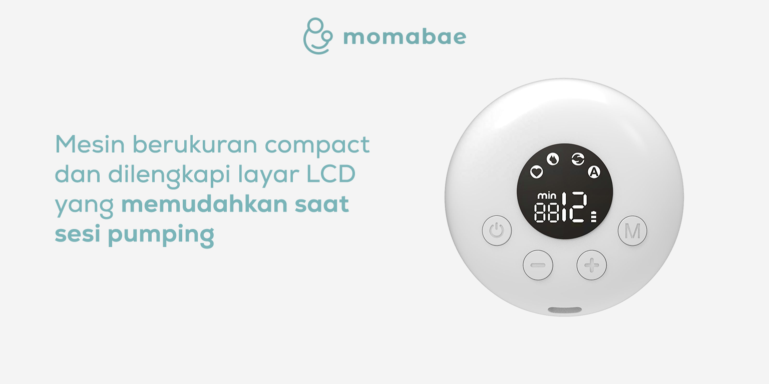 Jual MOMABAE – COMPACT S+ – 2 IN 1 Handsfree Breast Pump / Pompa ASI ...