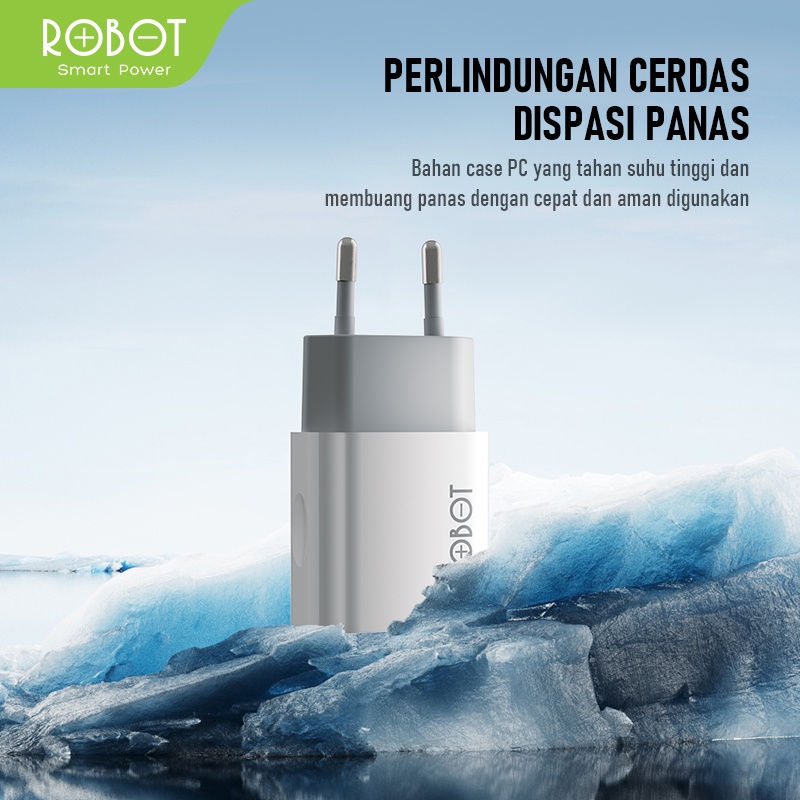 Jual [SPECIAL LIVE] ROBOT Charger Single Port Quick Charging Original ...