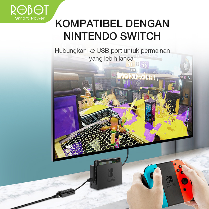 Jual ROBOT EA10 USB Ethernet Adapter USB 2.0 to 10/100 Network RJ45 LAN ...