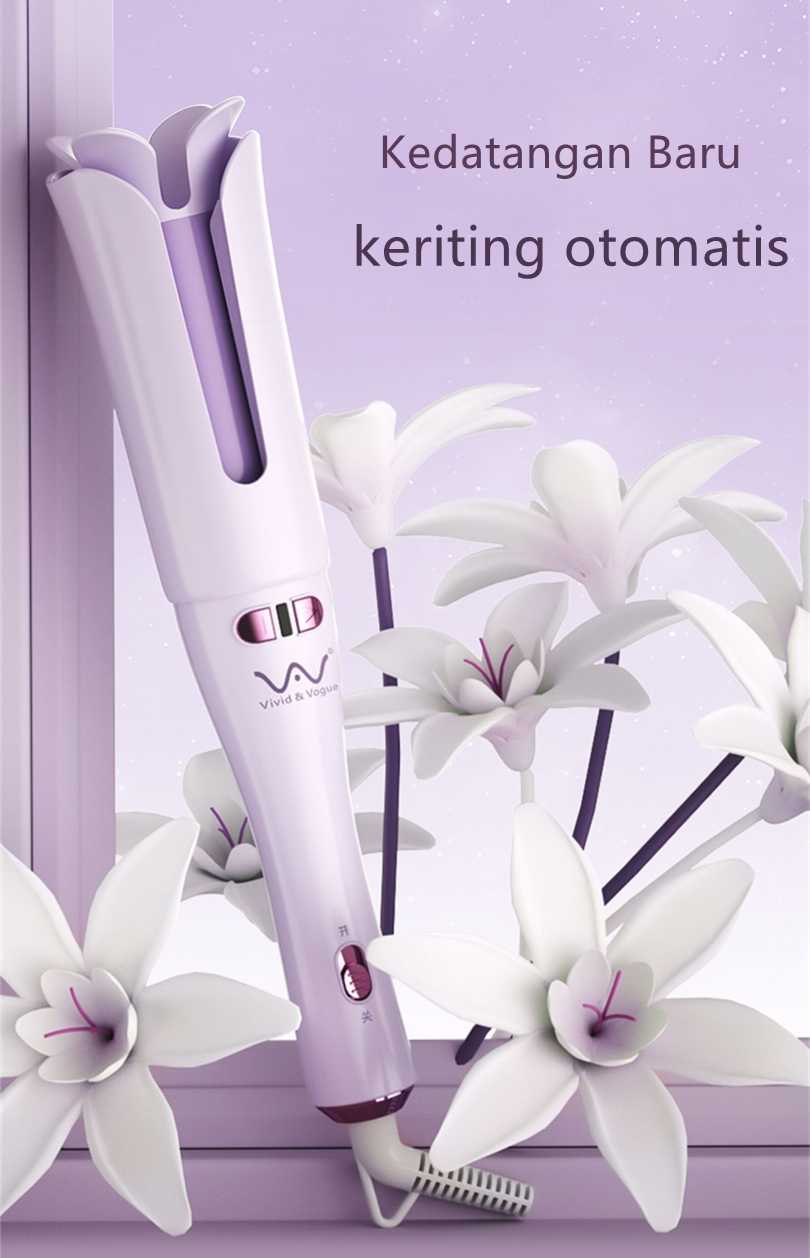 Jual Vivid&Vogue Anti Melepuh Catokan Curly Otomatis Tahan Lama 32mm Ion Ceramic bagus big Hair ...