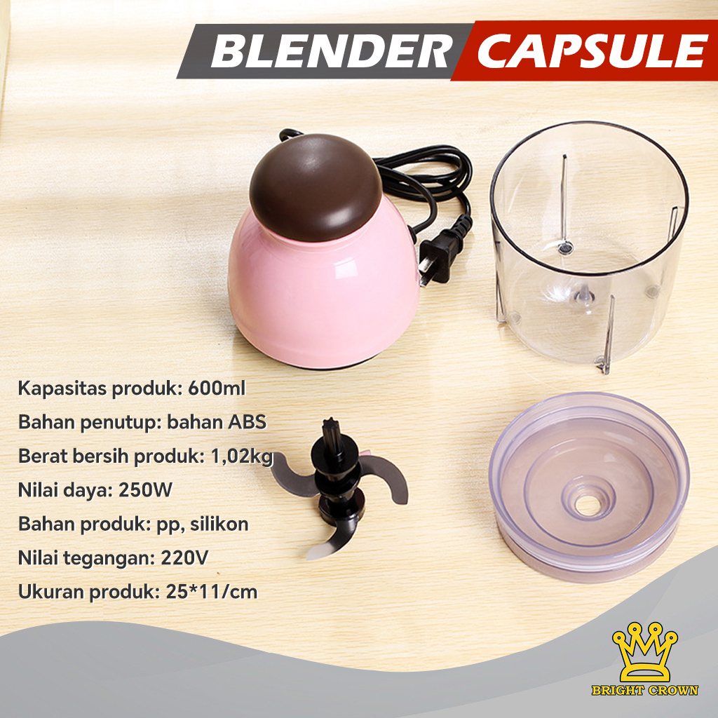 Jual YATT by Bright Crown Blender Kapsul Penggiling Daging Sayur Buah ...
