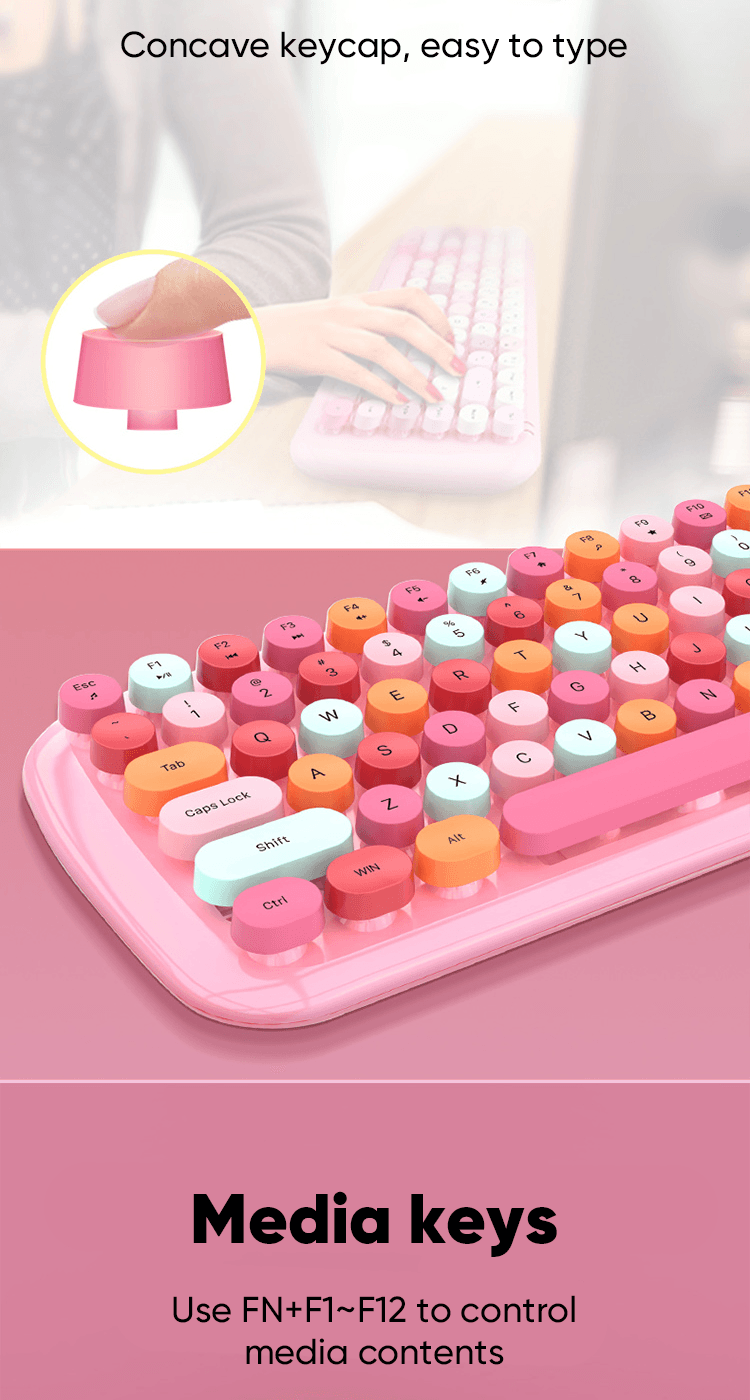 Jual MOFii Keyboard Bluetooth 5.1 Wireless Candy BT | Shopee Indonesia