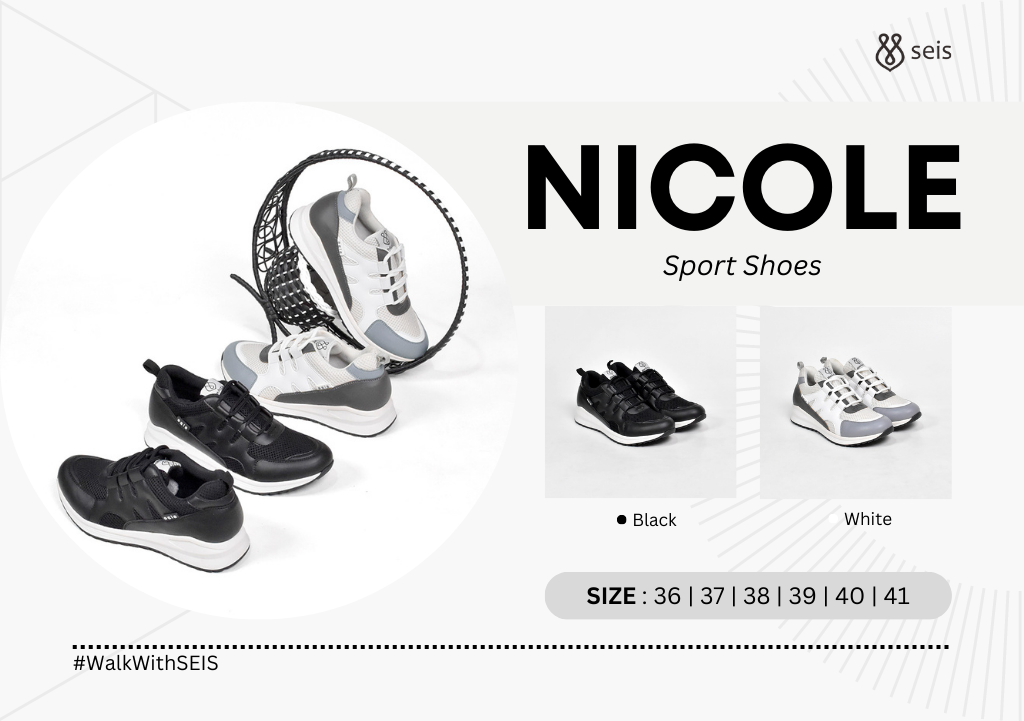 Jual SEIS Nicole Sepatu Sport Wanita | Sepatu Olahraga | Shopee Indonesia