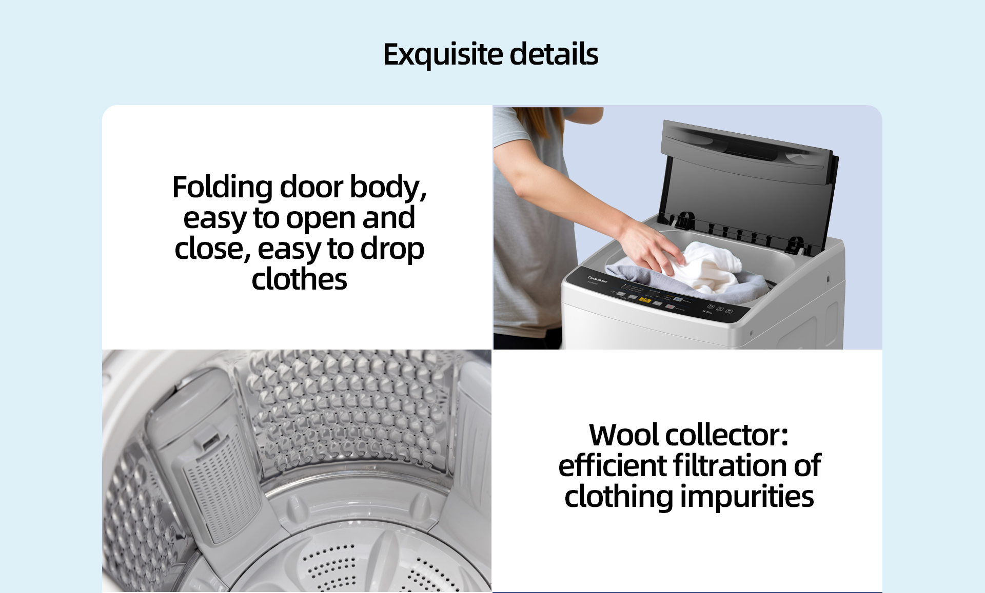 Jual Changhong Mesin Cuci 1 Tabung Top Loading 8Kg Washing Machine - FWT8600S Powerful Stain ...