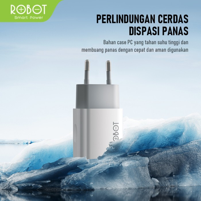 Jual ROBOT Kepala Charger 5W Fast Charging Micro USB Type C Adaptor ...