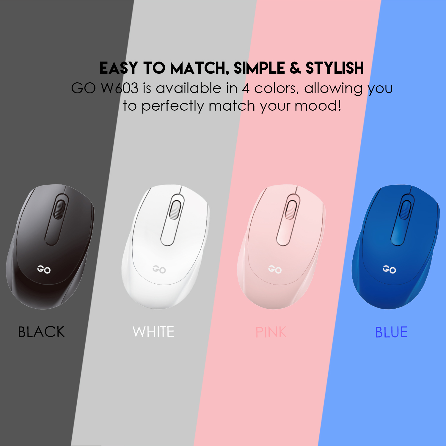 Jual Mouse Wireless Office FANTECH GO 2.4Ghz 1600DPI | Shopee Indonesia