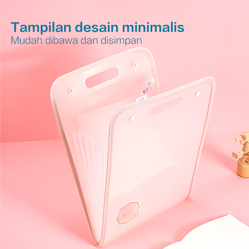 Jual Deli Map Harmonika / Expanding File A4 7 Pembagi Warna Pastel PM311 | Shopee Indonesia