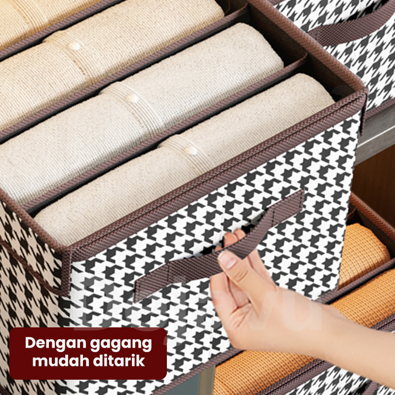 Jual Dejavu Storage Box Pakaian Sekat Lemari Tempat Penyimpanan Baju ...