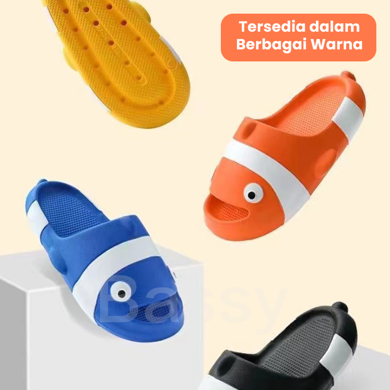 Jual Bassy Sandal Laki-Laki Sandal Laki-Laki Perempuan Motif Ikan Nemo ...